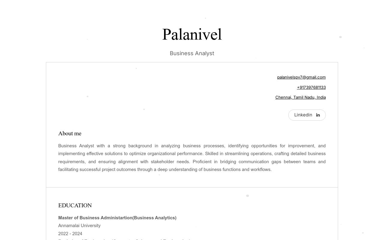Palanivel Palanivel